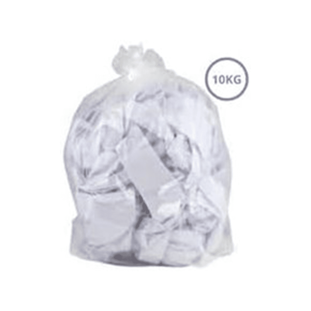 Medium Duty Clear Plastic Refuse Sacks (Box of 200)